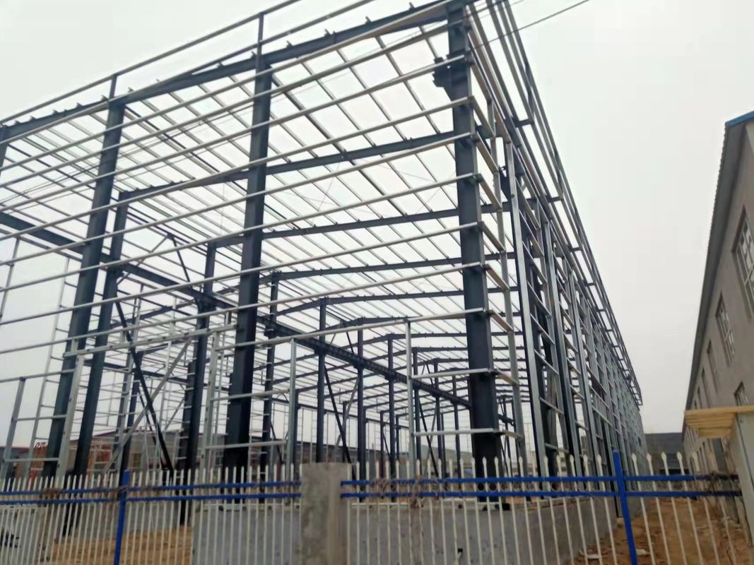 Bolt Connection Large Span Prefabricated Steel Structure Workshop With ...